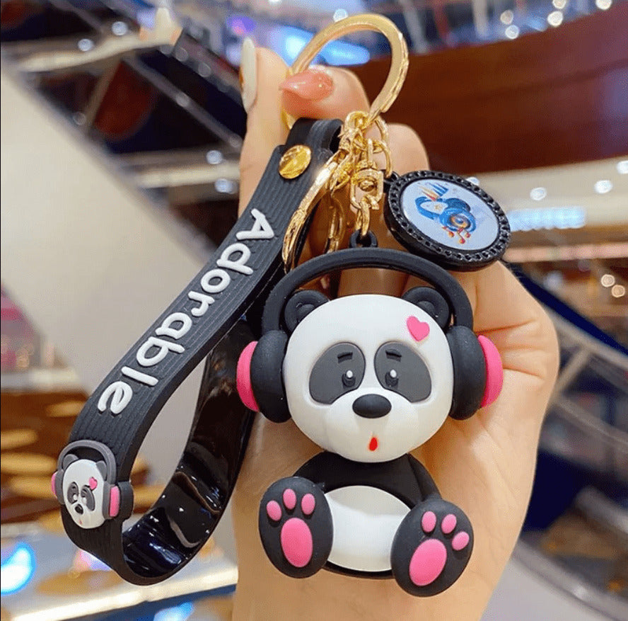 Cute Panda Keychain